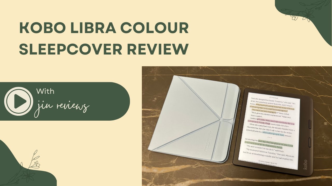 Kobo Libra Colour SleepCover Review - Pros & Cons - YouTube