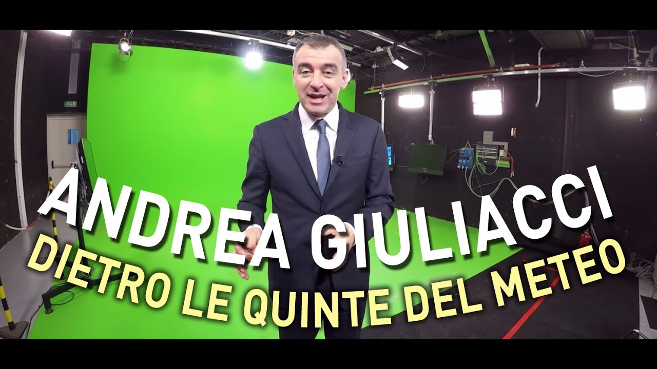 Meteo - dietro le quinte con Andrea Giuliacci - YouTube