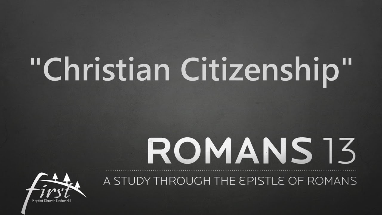 FBCCH 05_17_20 SS Lesson "Christian Citizenship" - YouTube