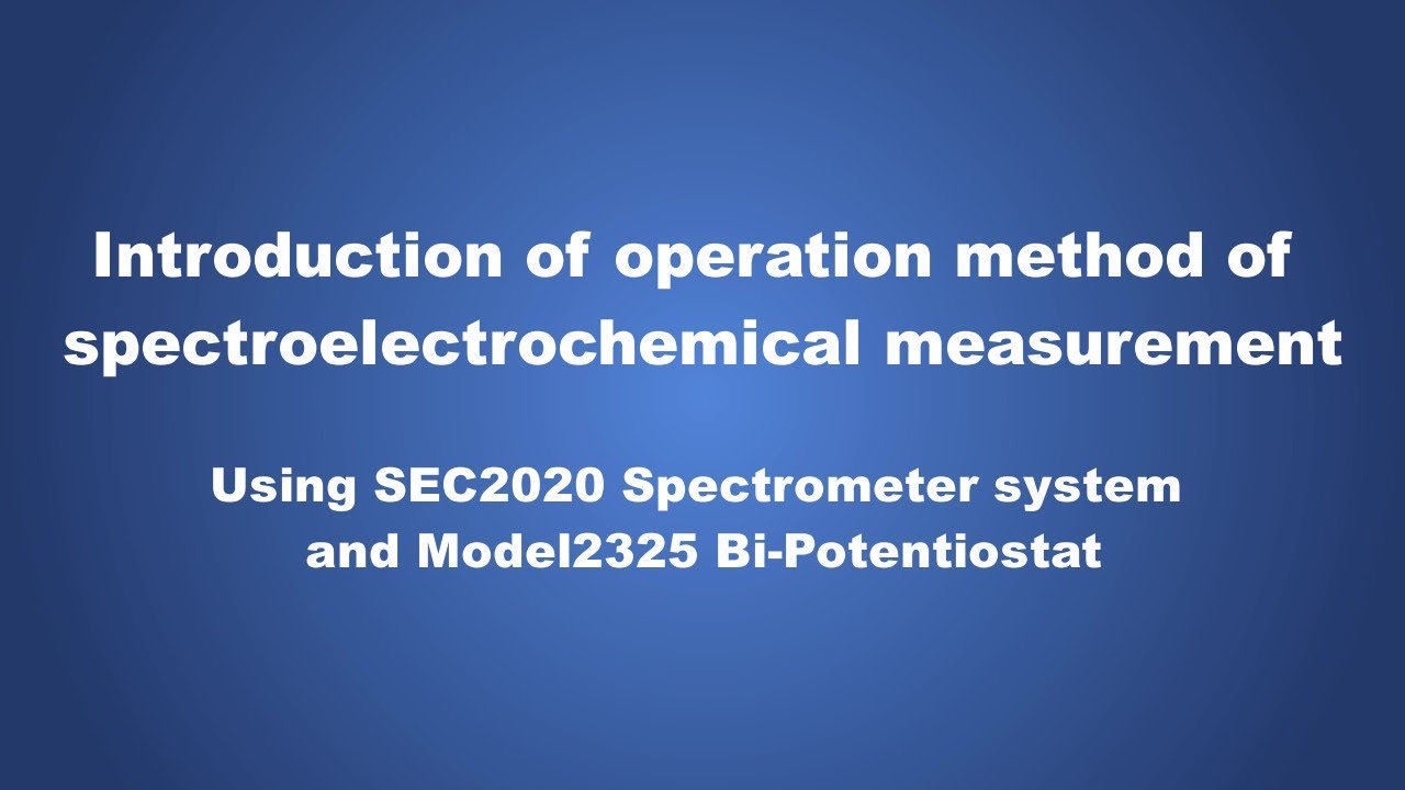 SEC Software and instrument trigger output setting - YouTube