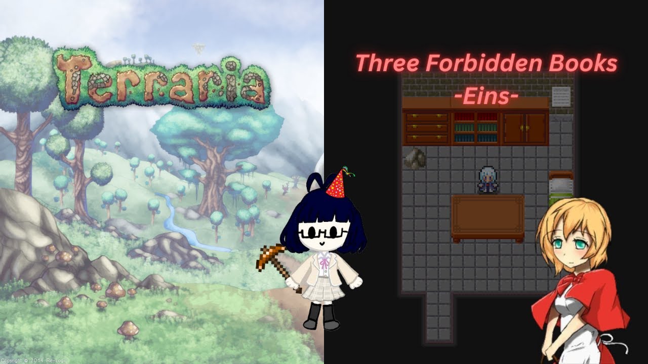 Celebrating my sister's birthday! (Terraria+Three Forbidden Books ...