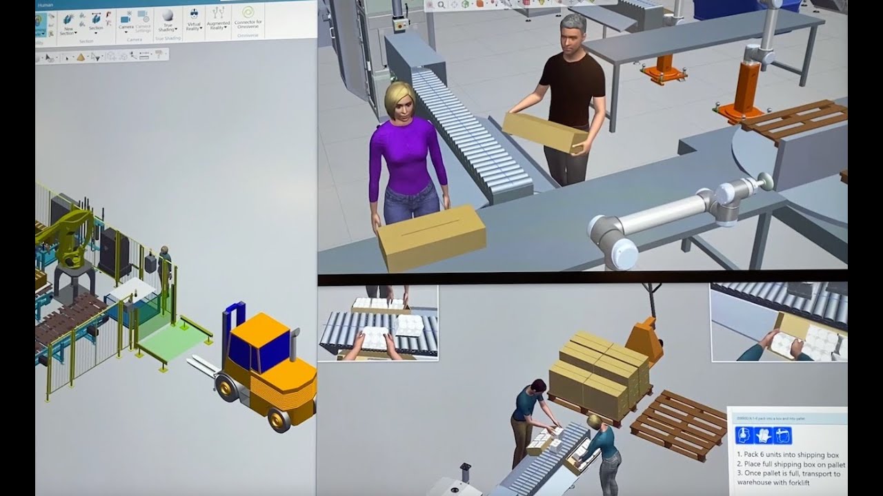 Siemens Tecnomatix Robot Path Planning - YouTube