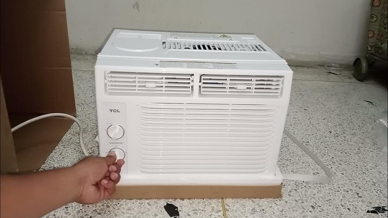 Review Aire acondicionado de ventana 5000 BTU marca TCL - YouTube