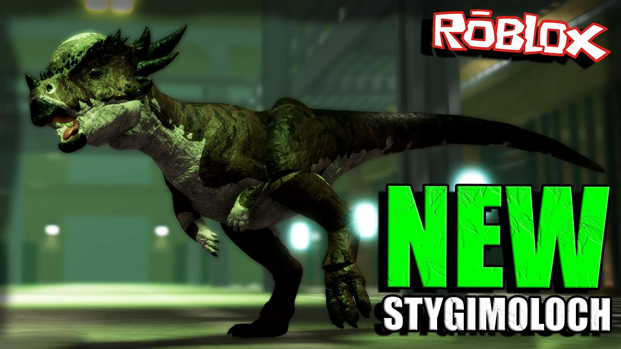NEW DINO (STYGIMOLOCH) for Jurassic Park Fallen Ashes ROBLOX! - YouTube