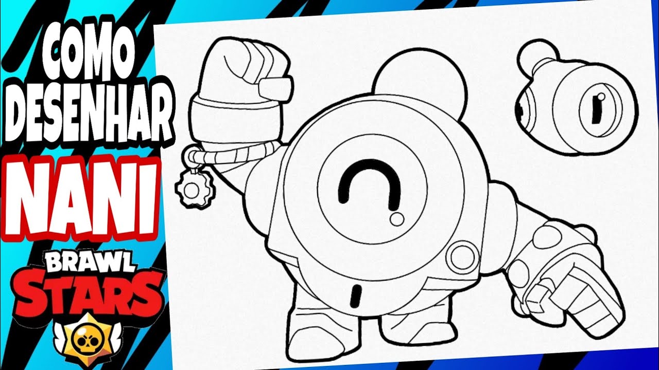 COMO DESENHAR O NANI DO BRAWL STARS | DESENHOS DO BRAWL TARS | PASSO A ...