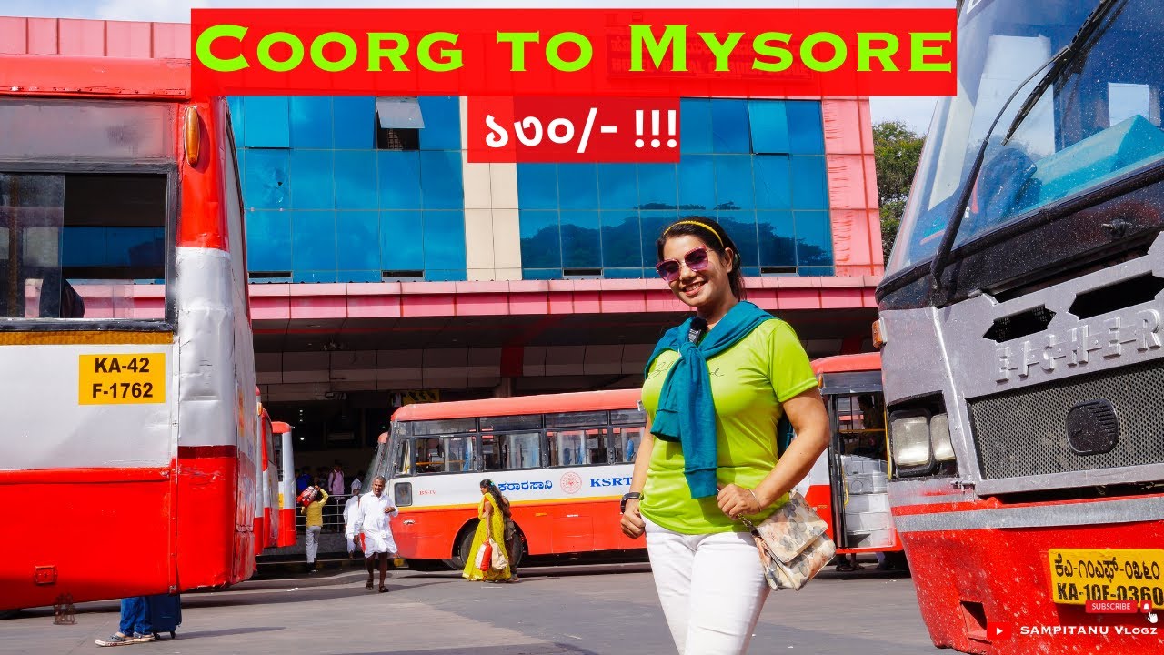 এক অবিস্মরণীয় অভিজ্ঞতা 🚎 Coorg to Mysore by Bus 🚌 Mysore KSRTC Bus ...