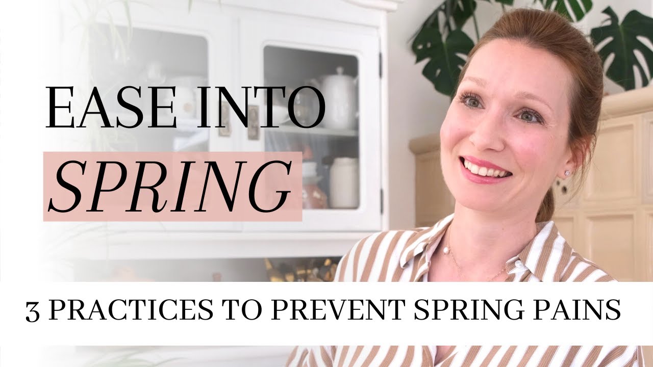 How to avoid SPRING TIREDNESS, CONGESTION, and ALLERGIES - YouTube
