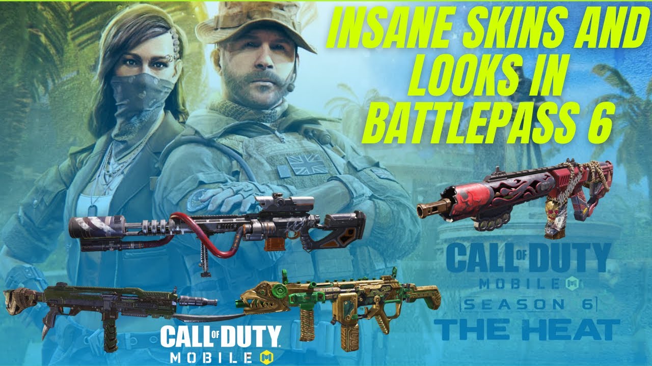 CODM Call Of Duty Battle Pass Season 6 New Skins And Loadouts - YouTube