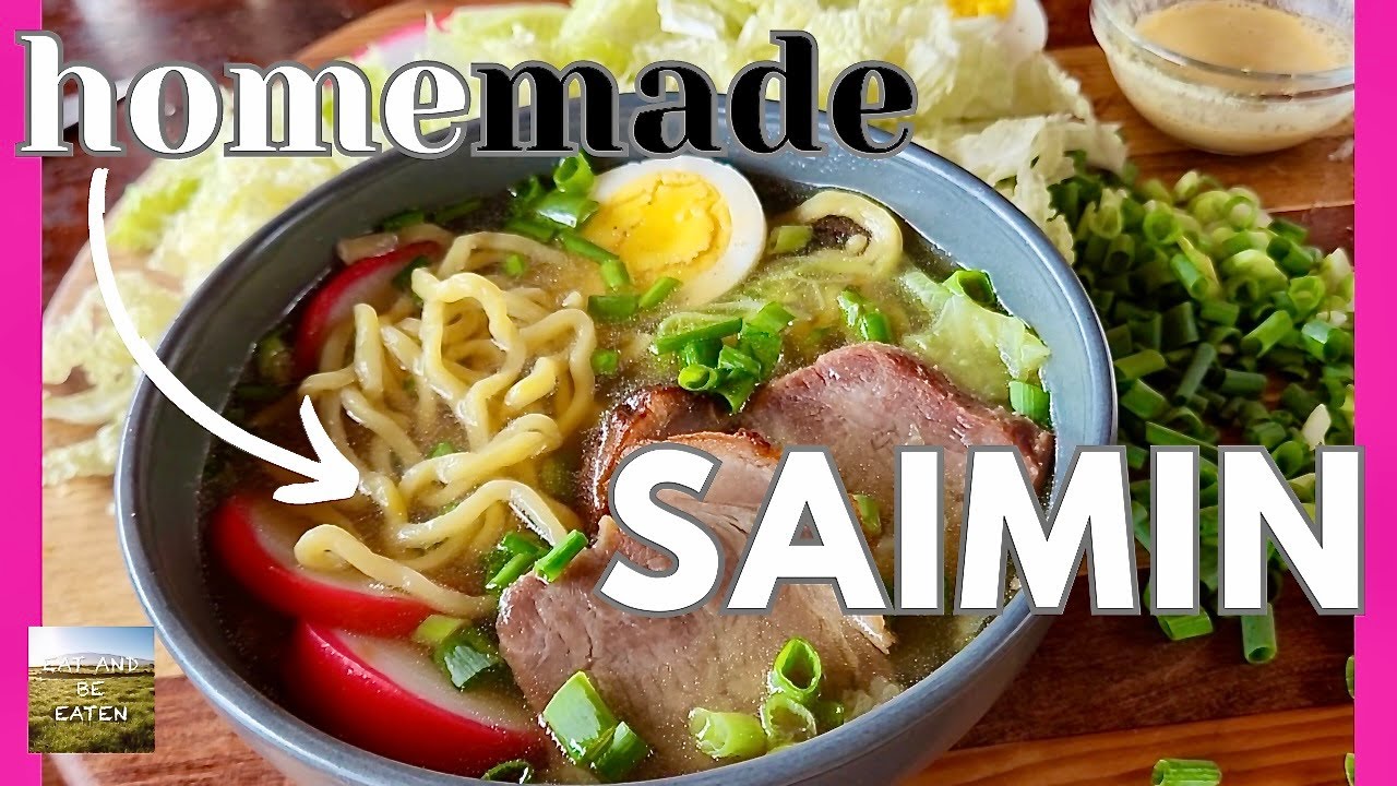 Easy Homemade SAIMIN Recipe | Hawaii's Noodle Soup | Eat And Be Eaten ...