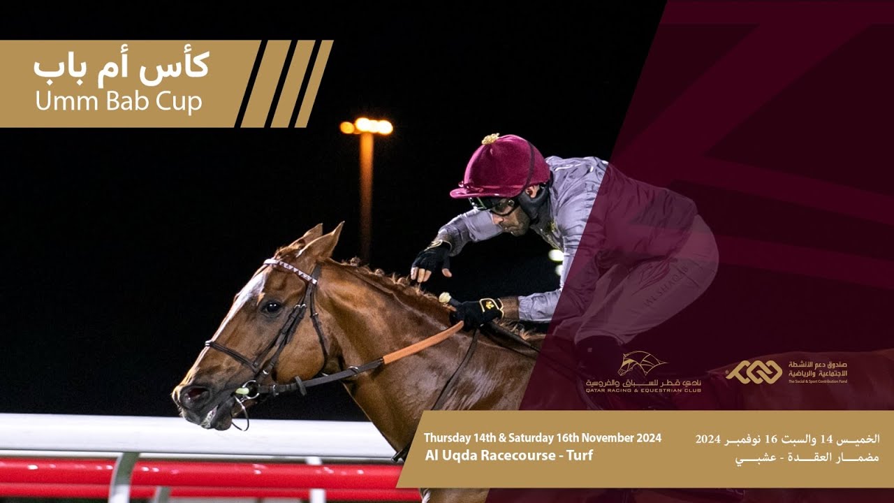 4th Al Rayyan Race Meeting - Umm Bab Cup (Div 1) - YouTube