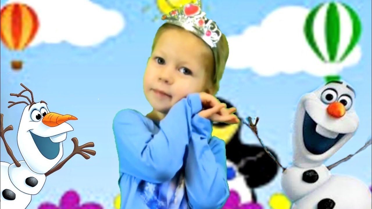 Elsa from Frozen Sing - Along and Dance A Ram Sam Sam - YouTube