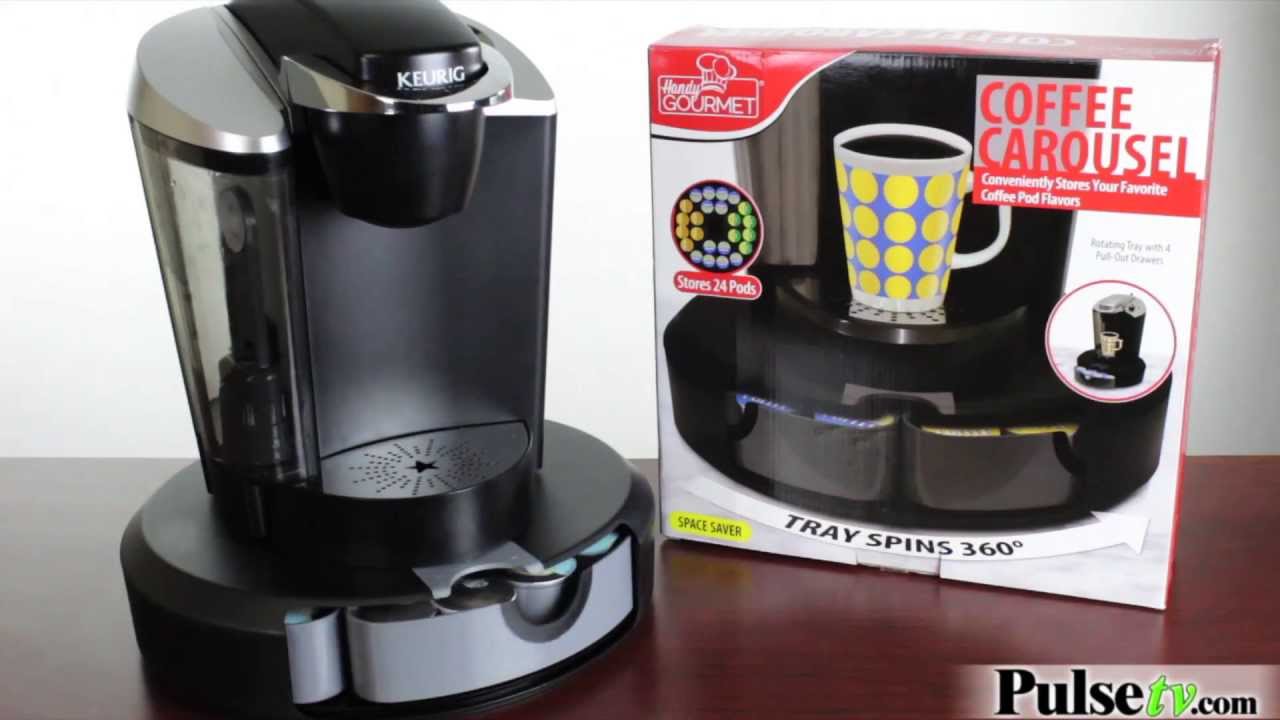 K-Cup Coffee Carousel by Handy Gourmet - YouTube