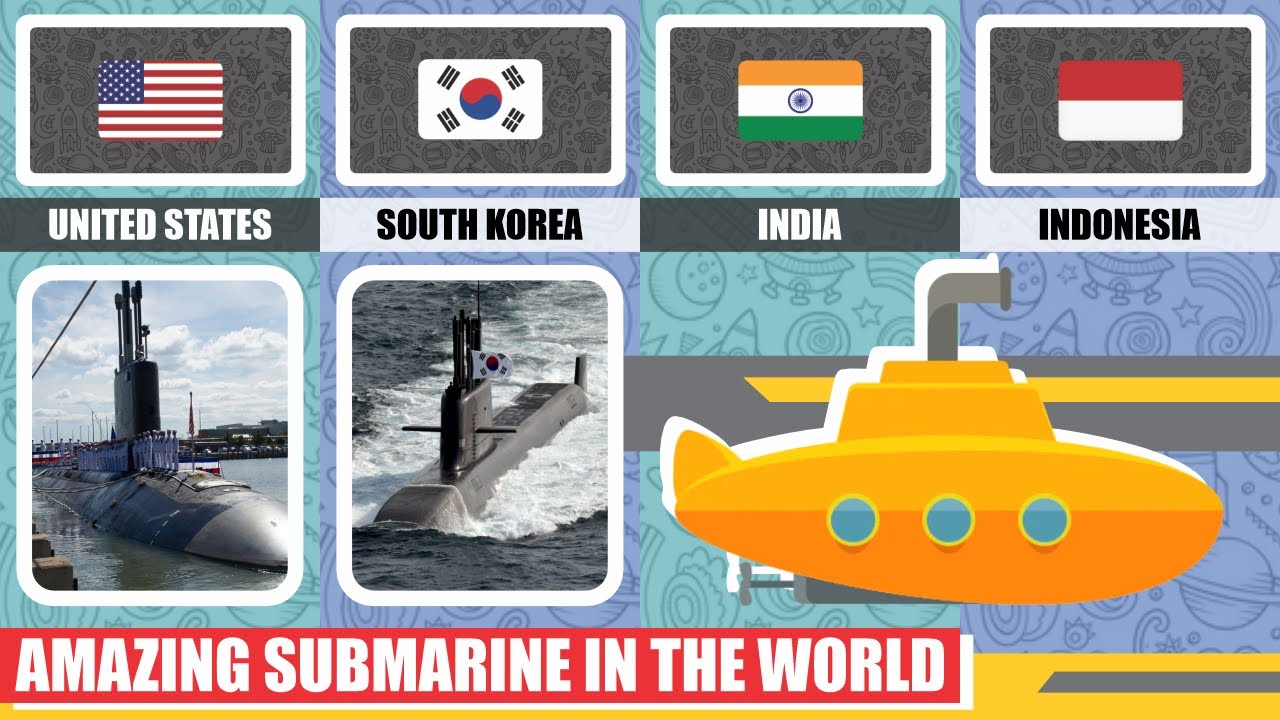 Submarine From Different Countries | World Big Data - YouTube