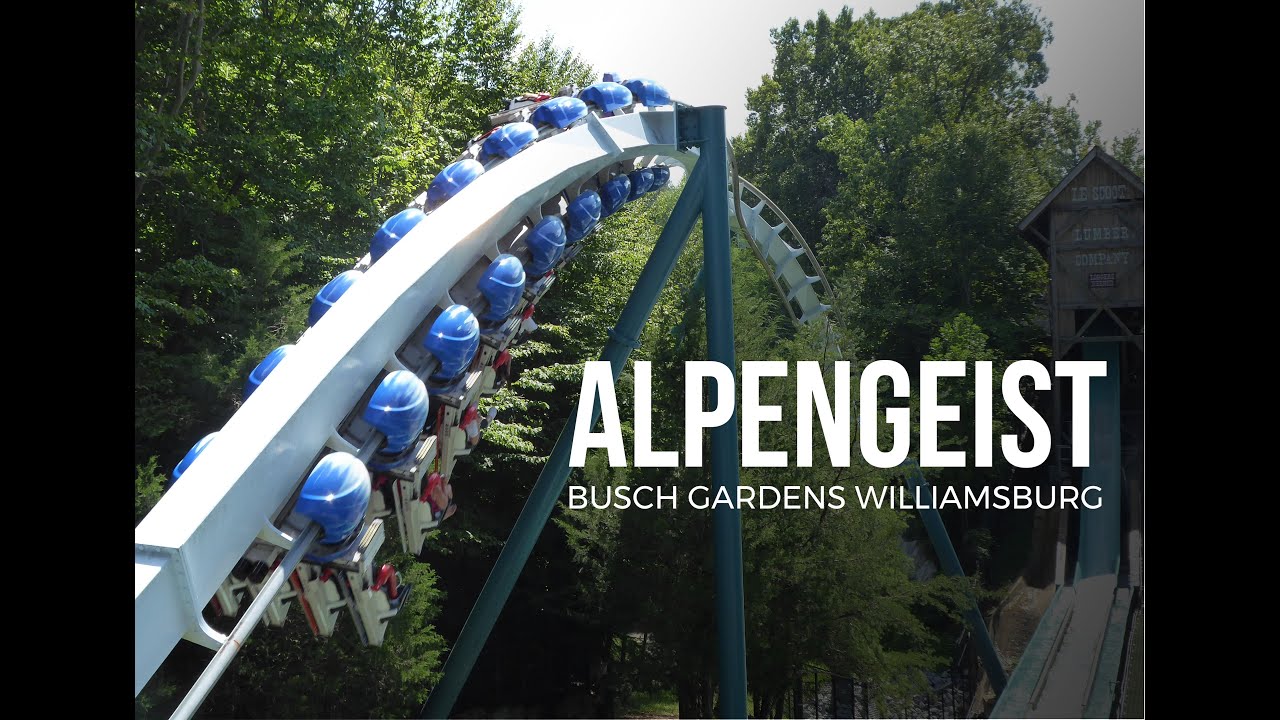 Alpengeist Offride 4K - Busch Gardens Williamsburg - YouTube