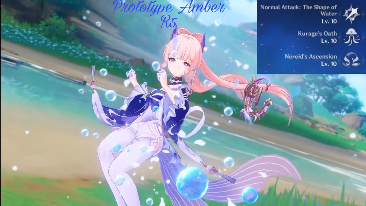 Kokomi C0 Triple crowned build showcase|Prototype amber R5 - YouTube