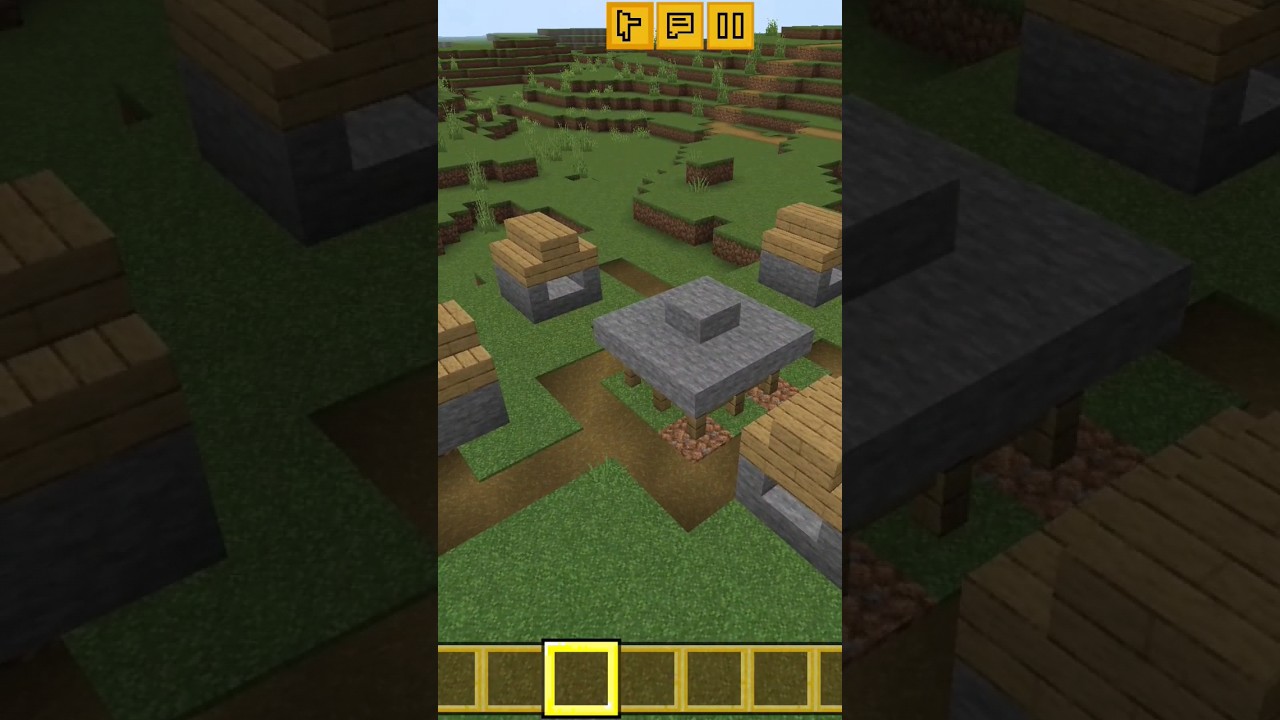 mini village biom in Minecraft #shorts - YouTube