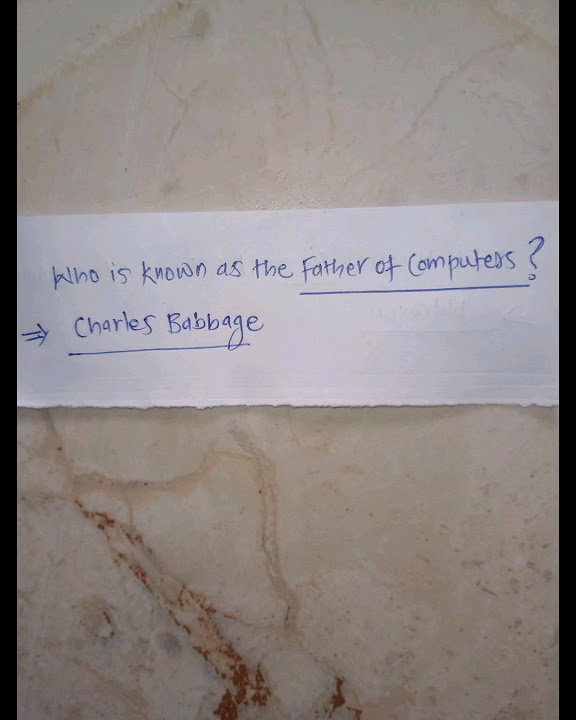 Father Of Computer Charlesbabbage Youtubeshorts Technology Yt Shorts Like Youtube