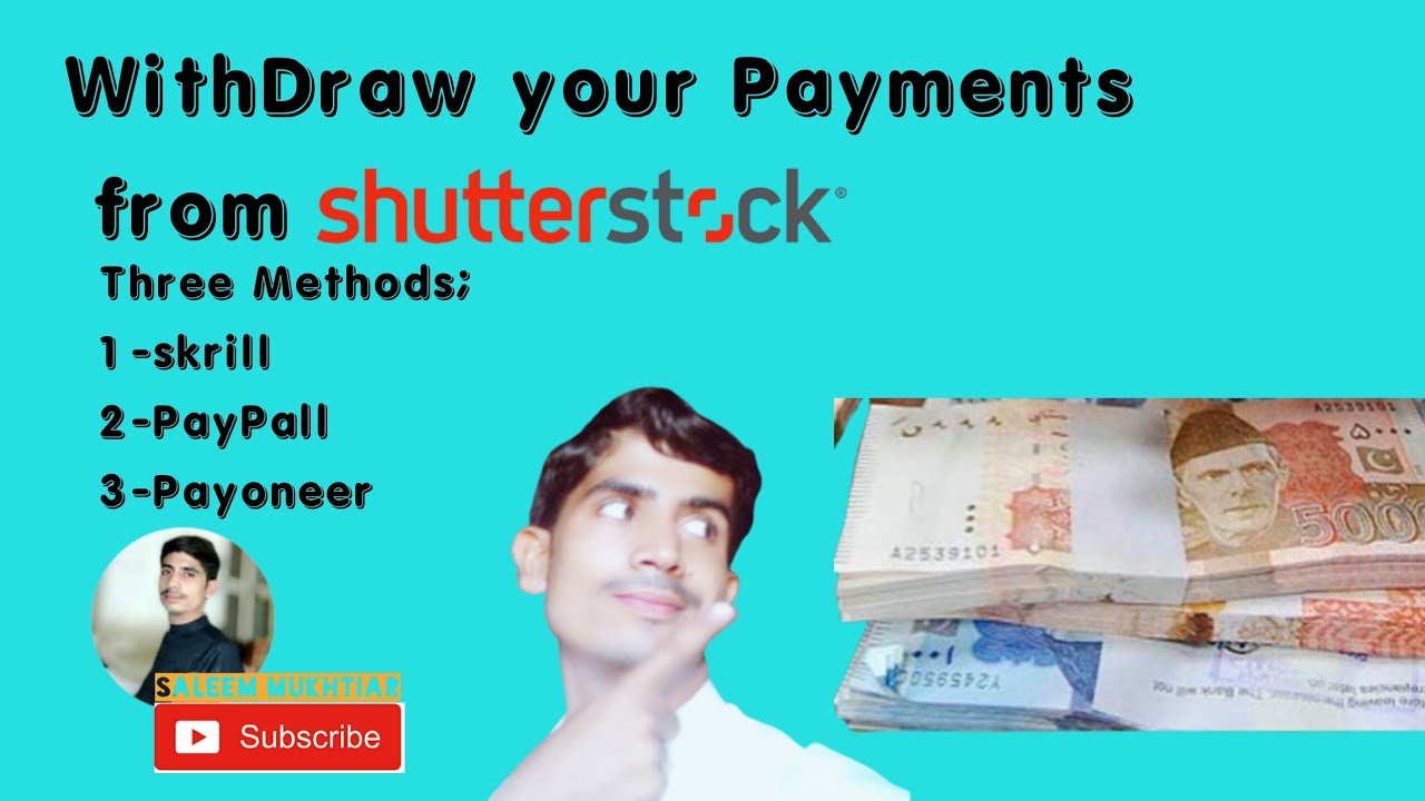How to withdraw payment from Shutterstock|payment cycle|get money from ...