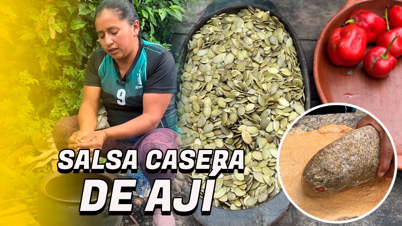 Salsa de ají con pepa de sambo al estilo de Doña Viky - YouTube