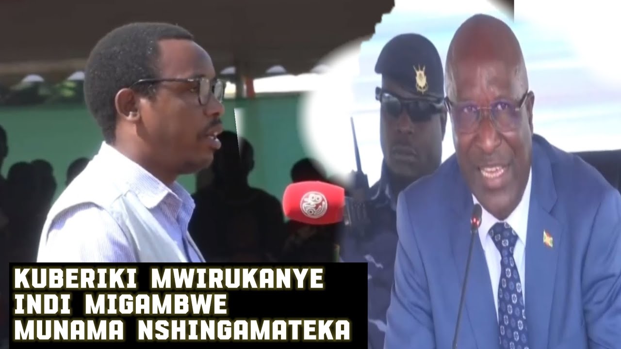 1èr Ministre Gervais NDIRAKOBUCA//IMPAMVU ABASHINGAMATEKA BOSE BAVUYE ...