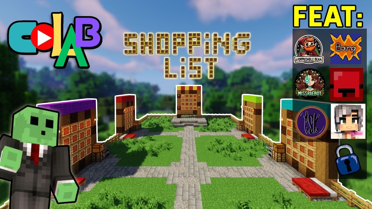 How Many Items Can We Craft? - Shopping List In Minecraft! - YouTube