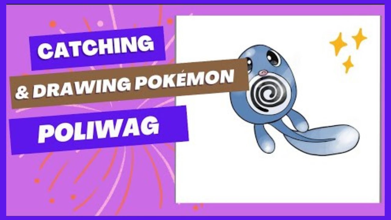 Epic Pokémon Go Adventure: Catch and Draw Pokémon Art - Poliwag ...