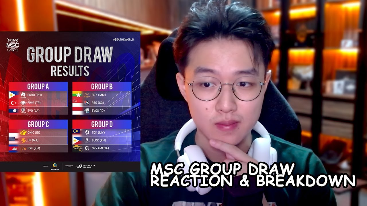 [ENG/ID] MSC GROUP DRAW REACTION & BREAKDOWN!! - YouTube