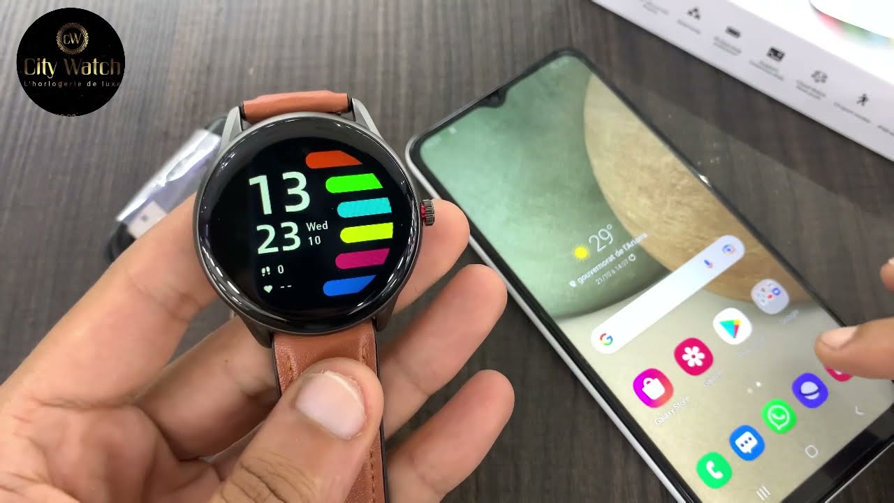 Unboxing smartwatch enzo collection enzo 06Pro connected watch - YouTube