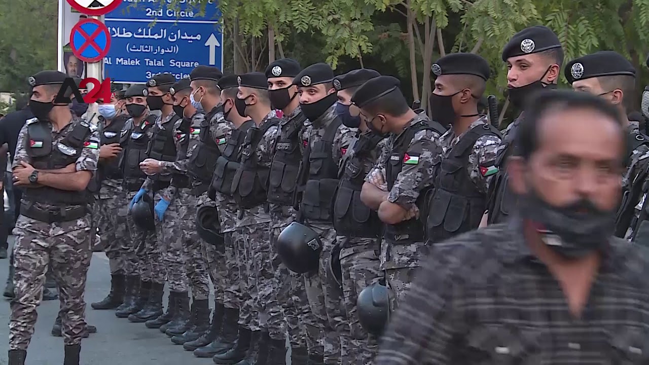 Jordan - Protest in front of French embassy in the Jordanian capital ...