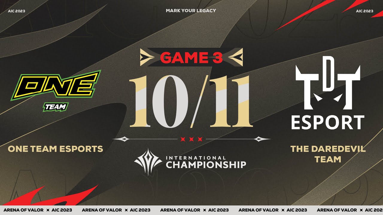 THE DAREDEVIL TEAM VS ONE TEAM ESPORTS: SỨC MẠNH TOÀN DIỆN I VÒNG TUYỂN ...