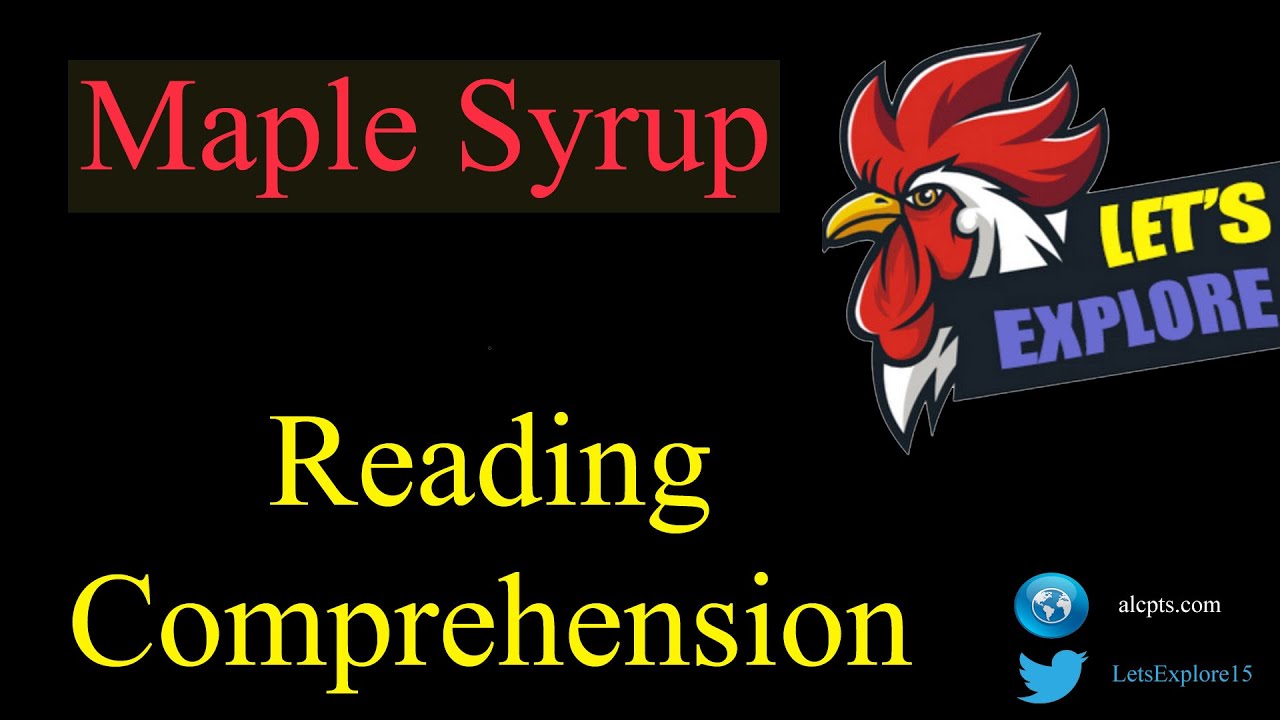 Reading Comprehension - Maple Syrup - Grade 2 - YouTube