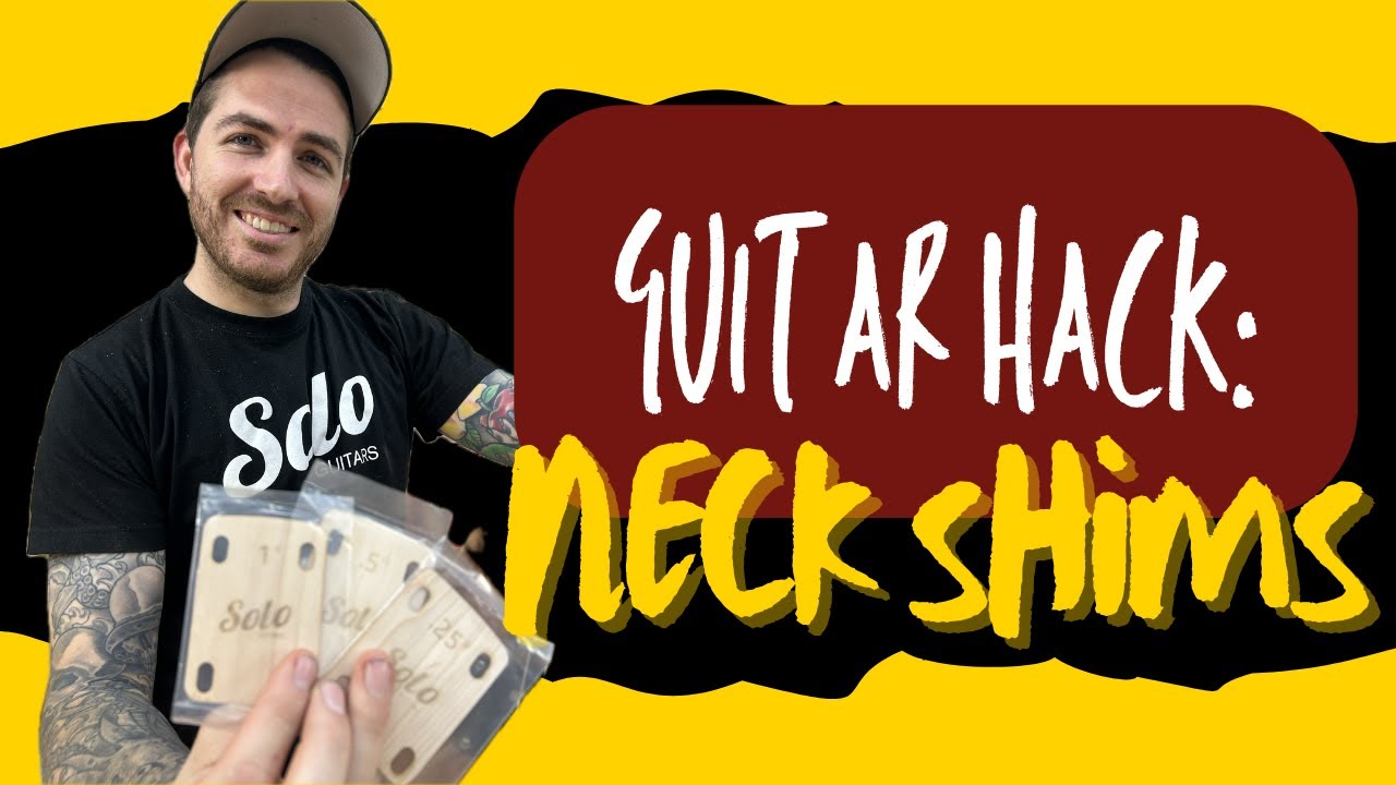 How to Transform Your Guitar's Playability with Neck Shims - YouTube