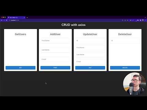 Axios Requests with ReactJS | REST API CRUD - YouTube