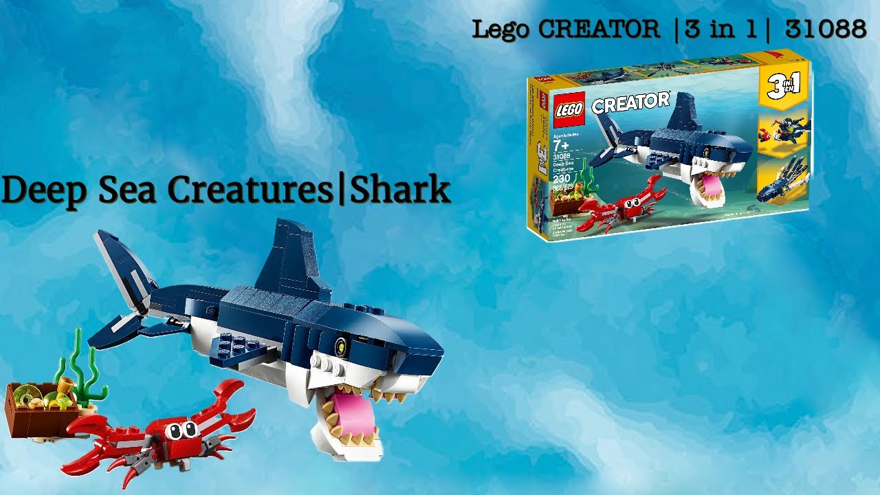Have you see this Killer Shark build with Lego CREATOR 3 in 1| Deep Sea ...