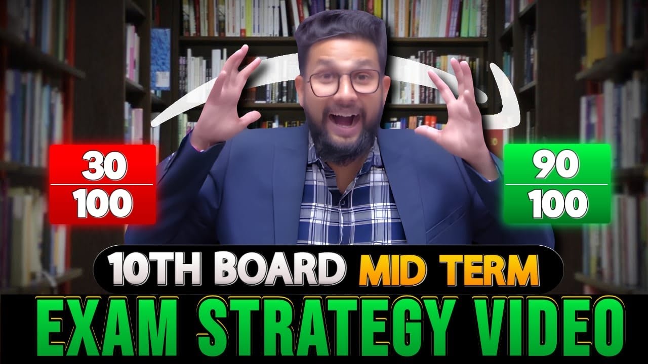 10TH BOARD MID TERM EXAM STRATEGY VIDEO | JR TUTORIALS | - YouTube