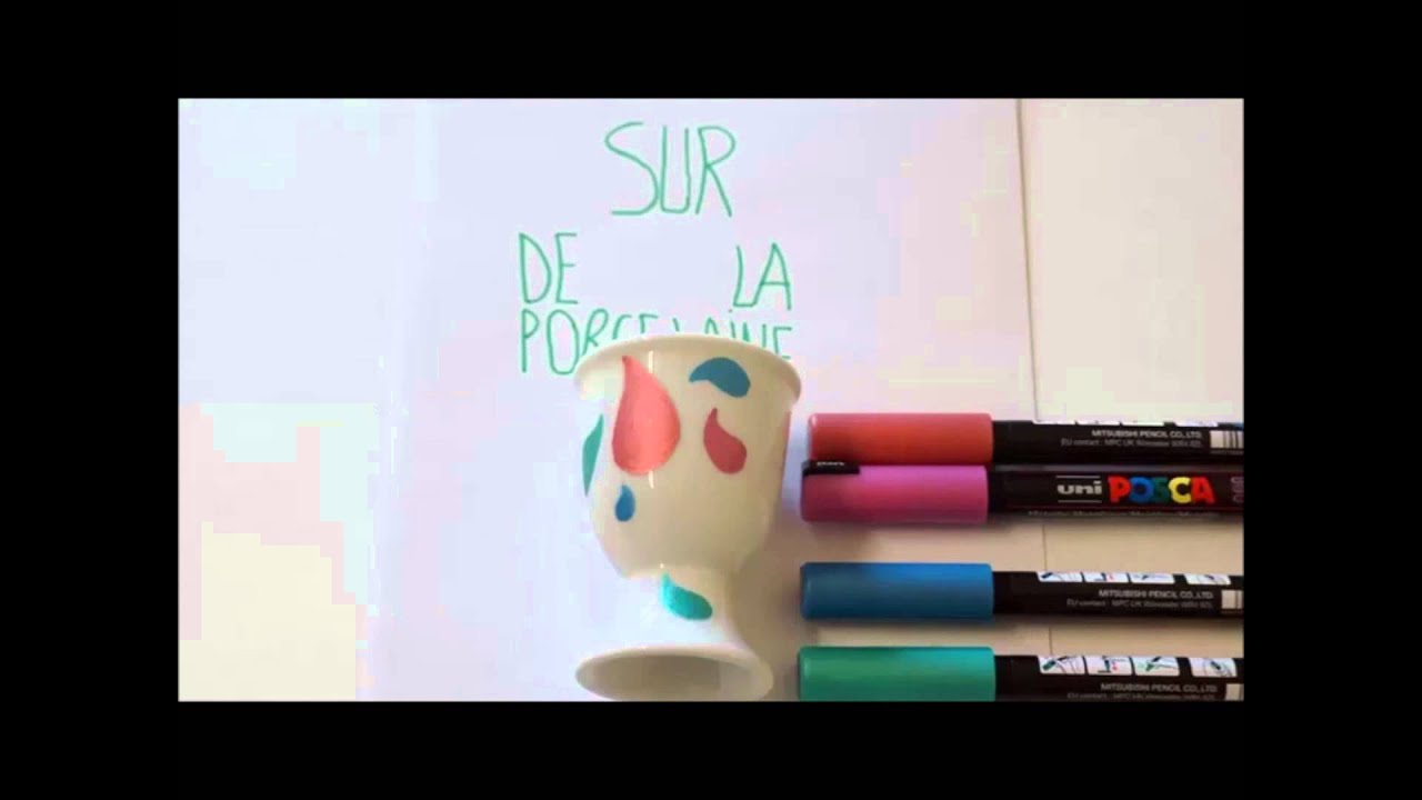 Exemple de créations avec des marqueurs Posca - YouTube