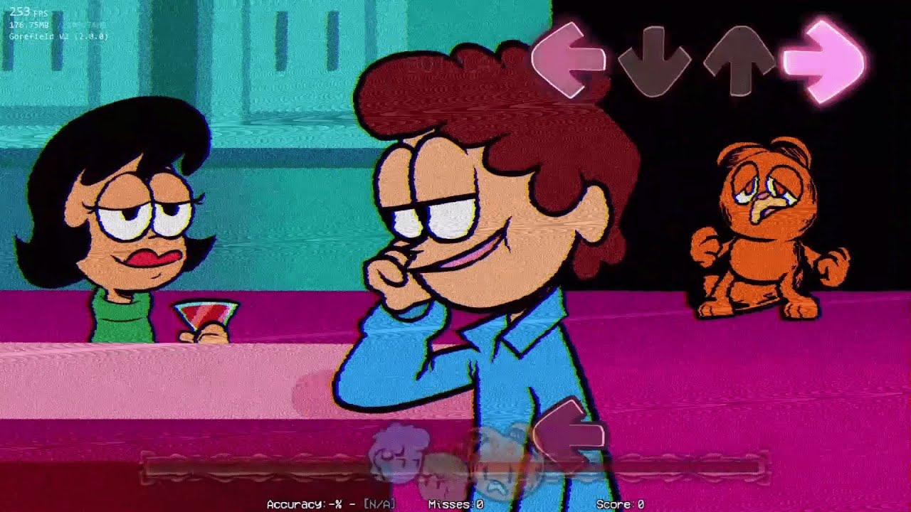 Take Me Jon (Instrumental) - FNF VS Gorefield V2 (Garfield Gameboy'd ...