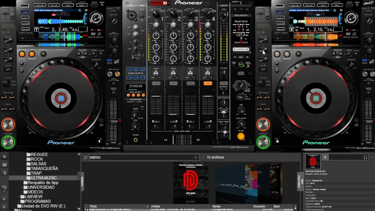 Mezcla sencilla con el crossfader - YouTube