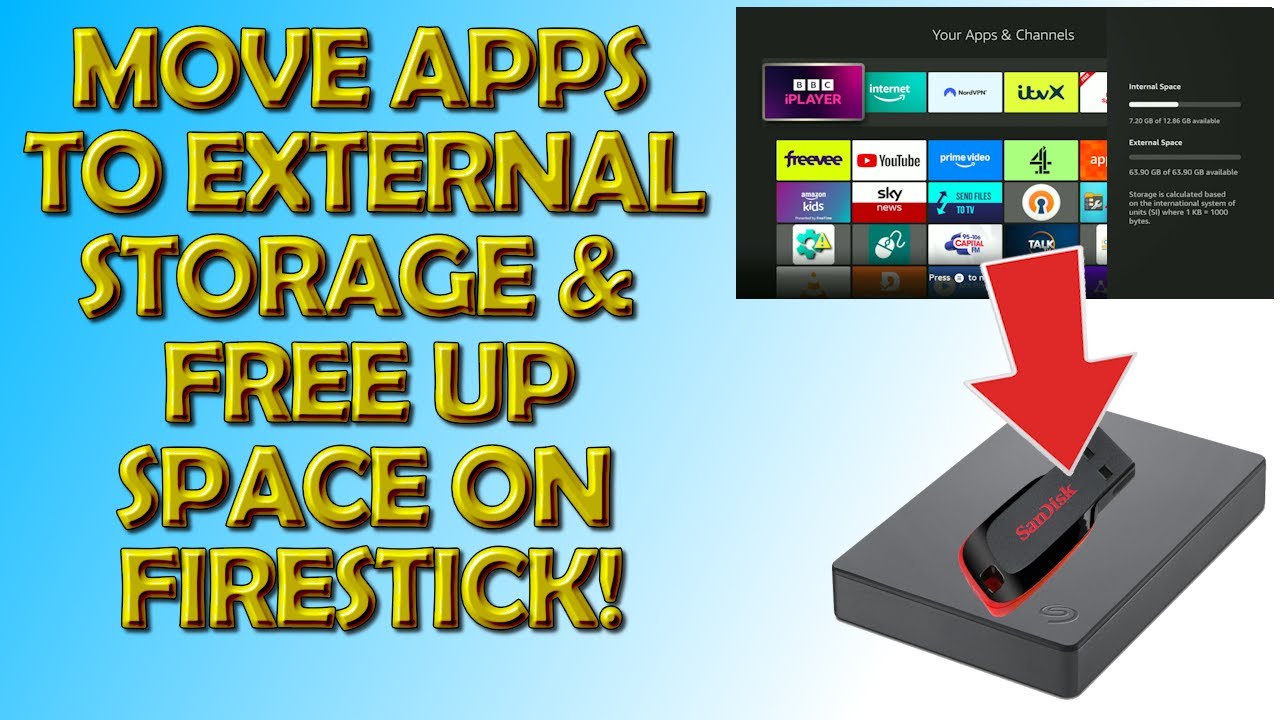 Free Up Space On Your Firestick - Move Apps To External Storage - Fire ...