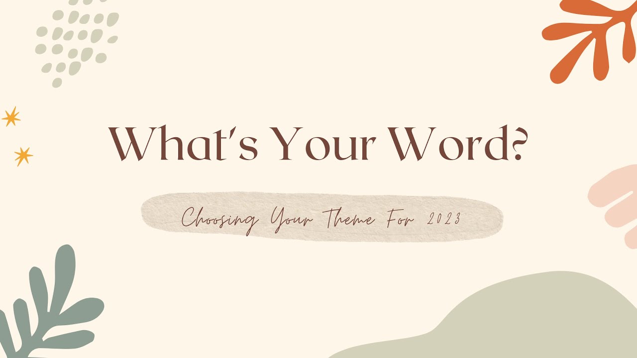 What's Your Word - Service Jan 1 - YouTube