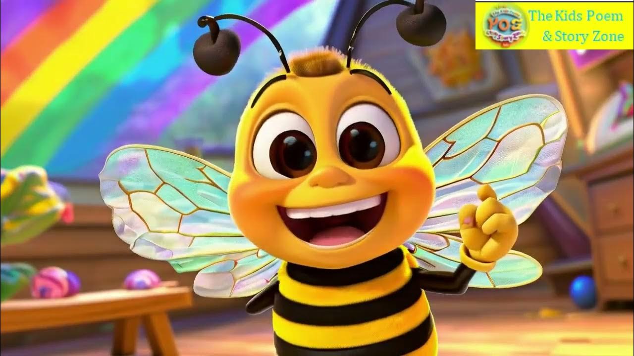 The Buzzy Bee English Poem The Kids Poem & Story Zone #poem # ...