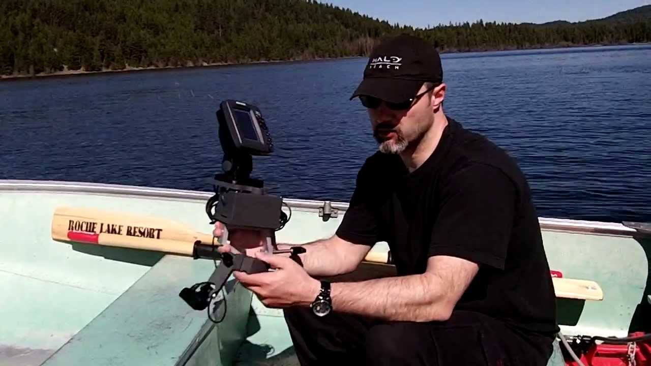 Magnetic Fish Finder Mount QUICK INSTALL! fishfindermounts.com - YouTube