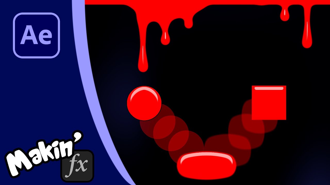 Liquid Morphing Motion in After Effects - YouTube