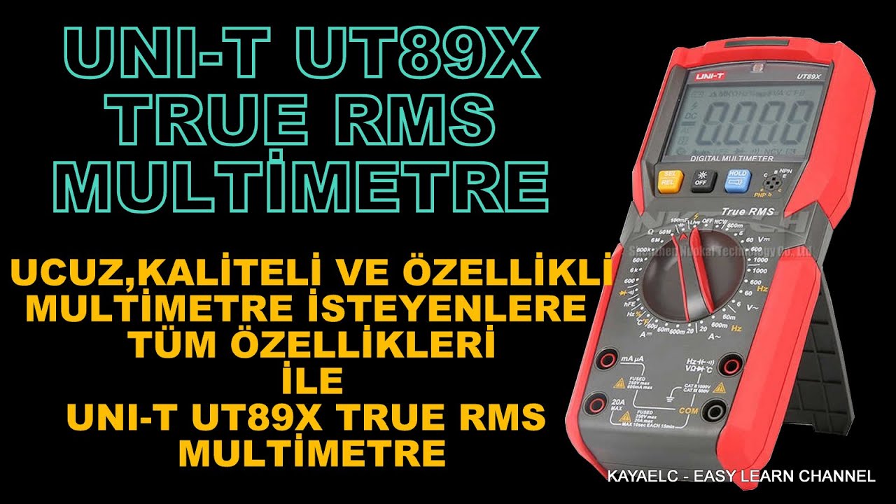 UCUZ KALİTELİ VE ÖZELLİKLİ MULTİMETRE İSTEYENLER TÜM ÖZELLİKLERİ İLE ...