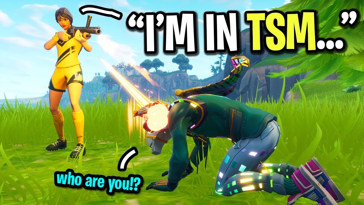 I got killed by a TSM pro Fortnite player... (I'm Calling Him Out To ...
