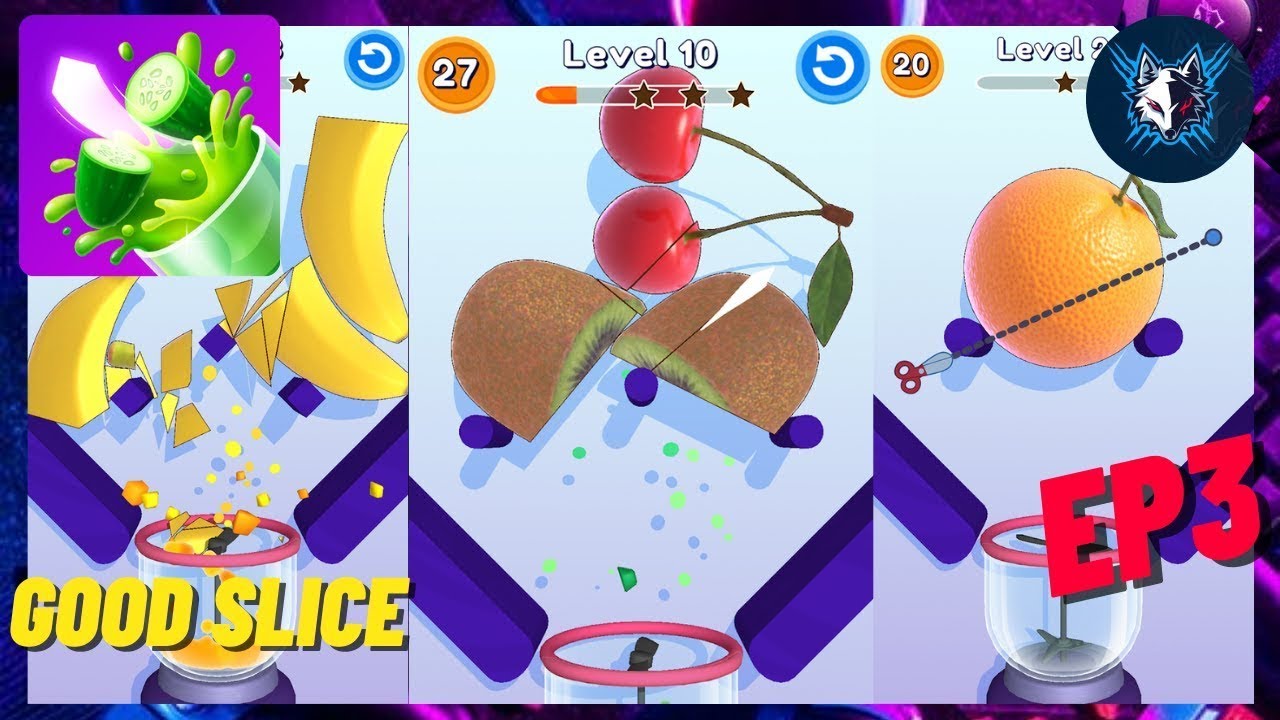 Good Slice 🔪🍉🍓 Games All Levels 🤩 Gameplay iOS, Android Mobile ...