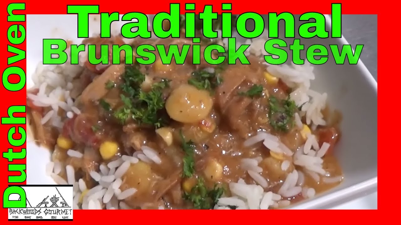 Traditional Brunswick Stew With Squirrel Cooked in the Dutch Oven - YouTube