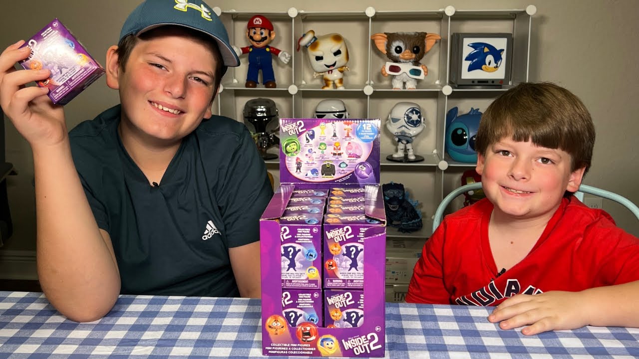 Unboxing Disney Pixar Inside Out 2 Blind Box Mystery Mini Figures Full ...