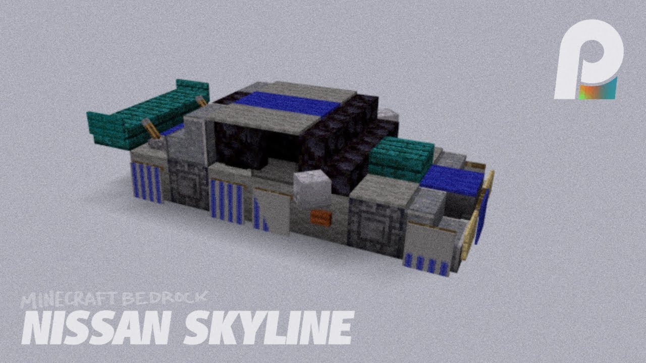 How to Build | Nissan Skyline | Minecraft Bedrock - YouTube