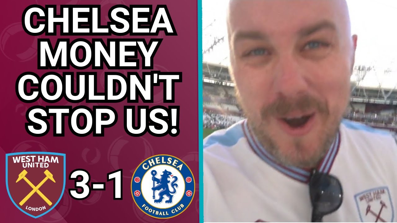 10 Men West Ham Too Much For Mega Money Chelsea! West Ham 3-1 Chelsea ...